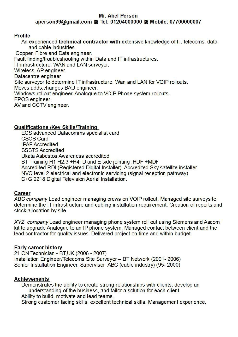 Achievement Based Resume Template Williamson ga us