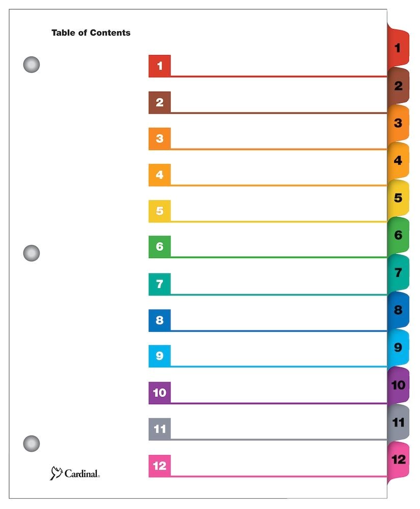 Table Of Content Template Powerpoint Image By Akhlisa Ainun Nizar 