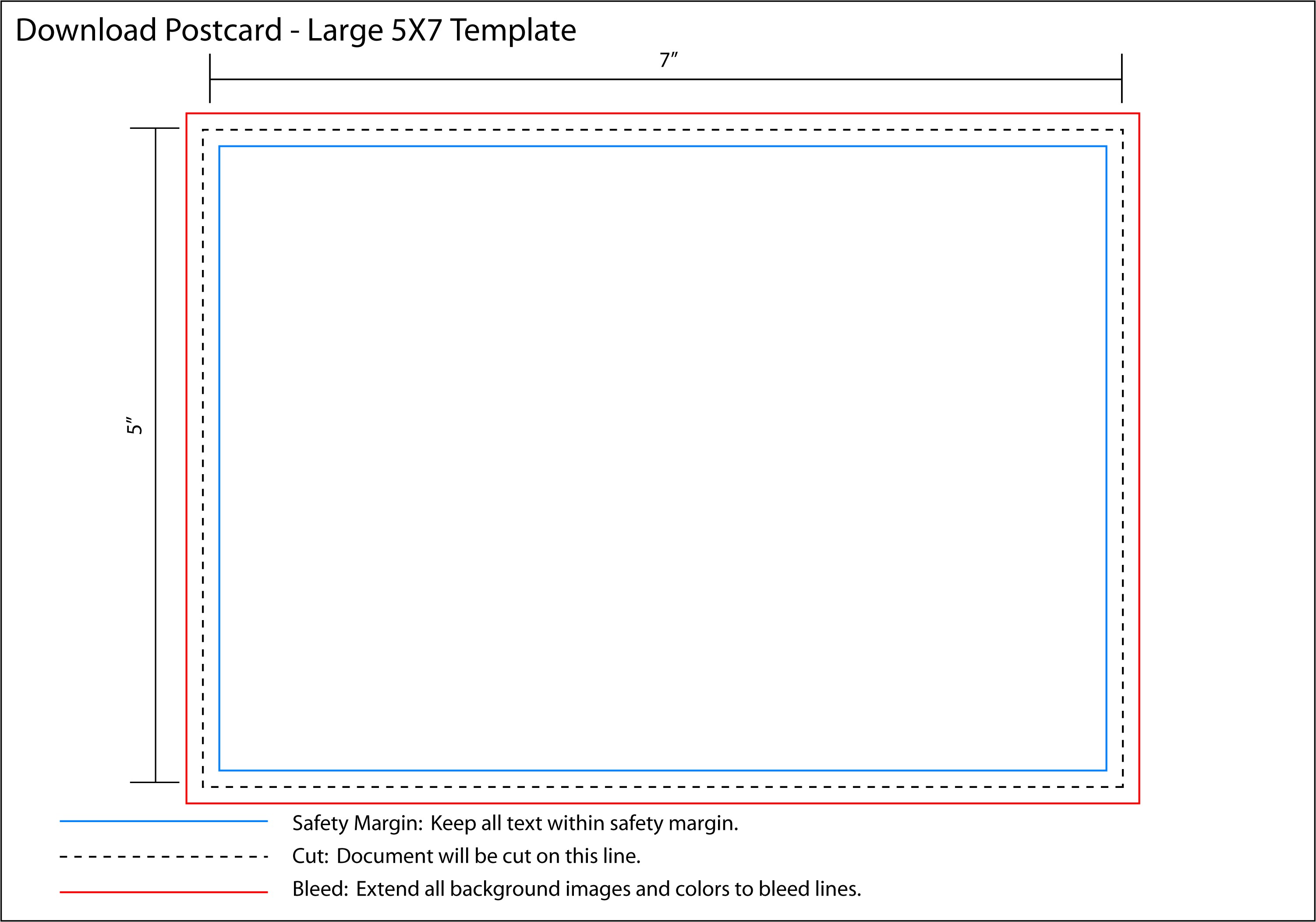 Avery 5X7 Card Template