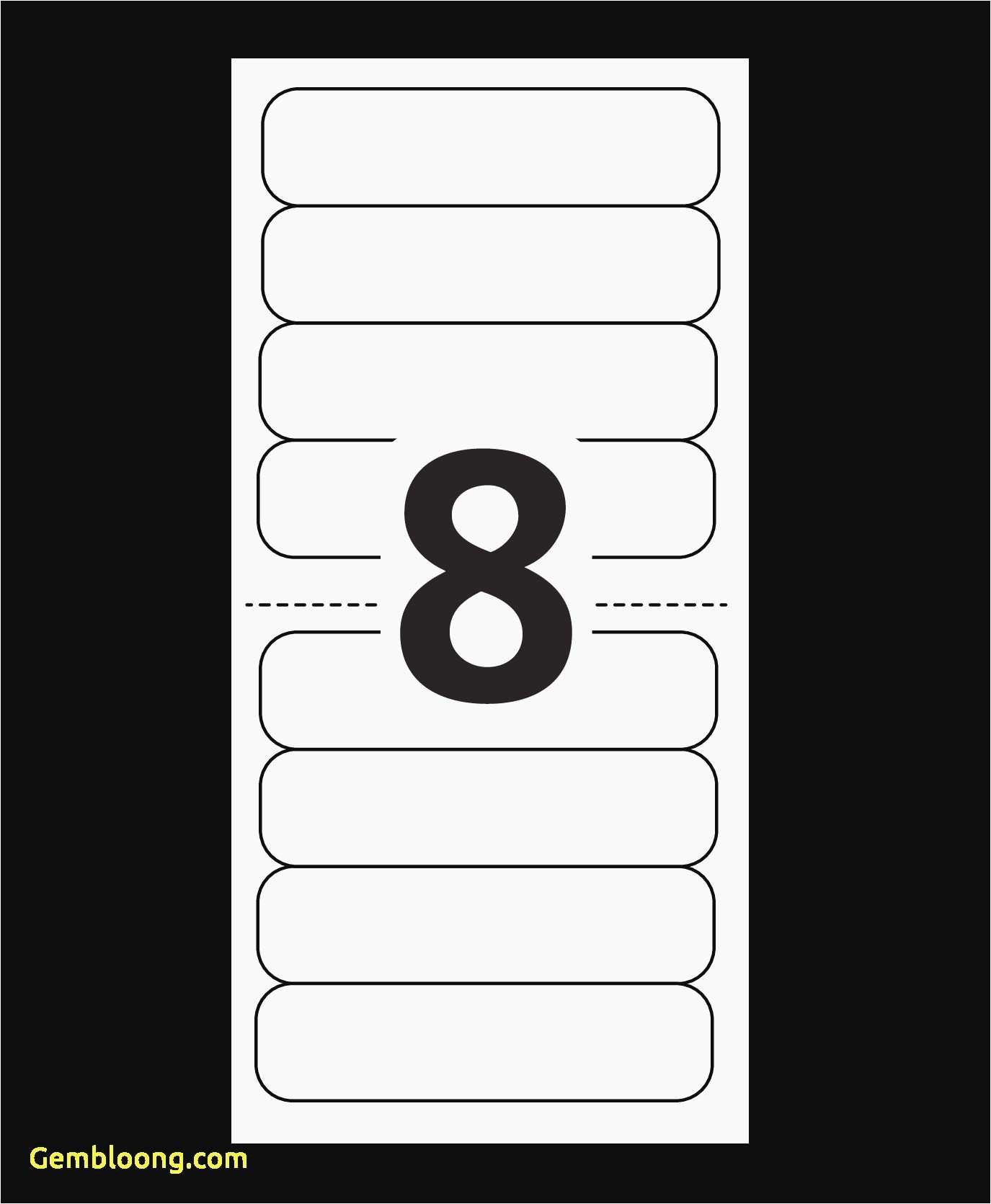 Avery 8 Tab Index Template 11437 Williamson ga us