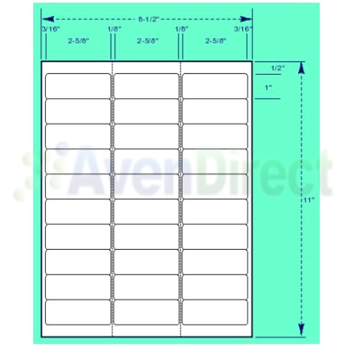 Avery Address Label Template 8460 Williamson ga us
