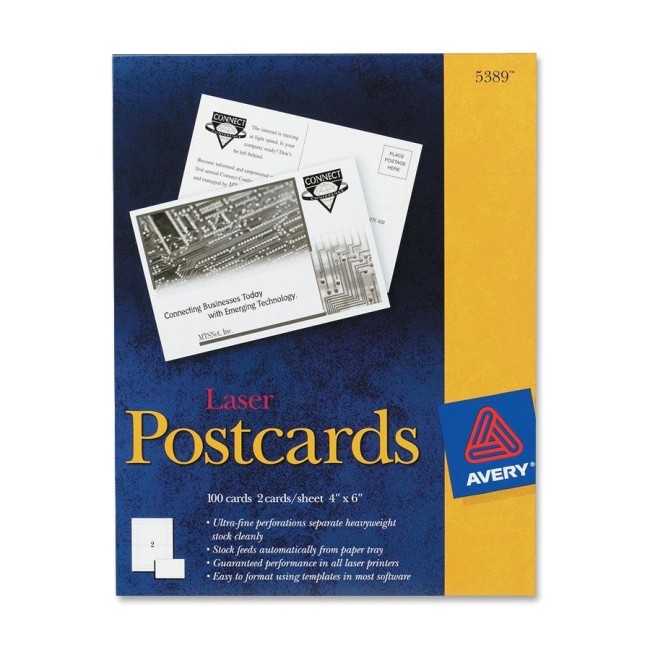 Avery Postcard Template 5389 Williamson ga us