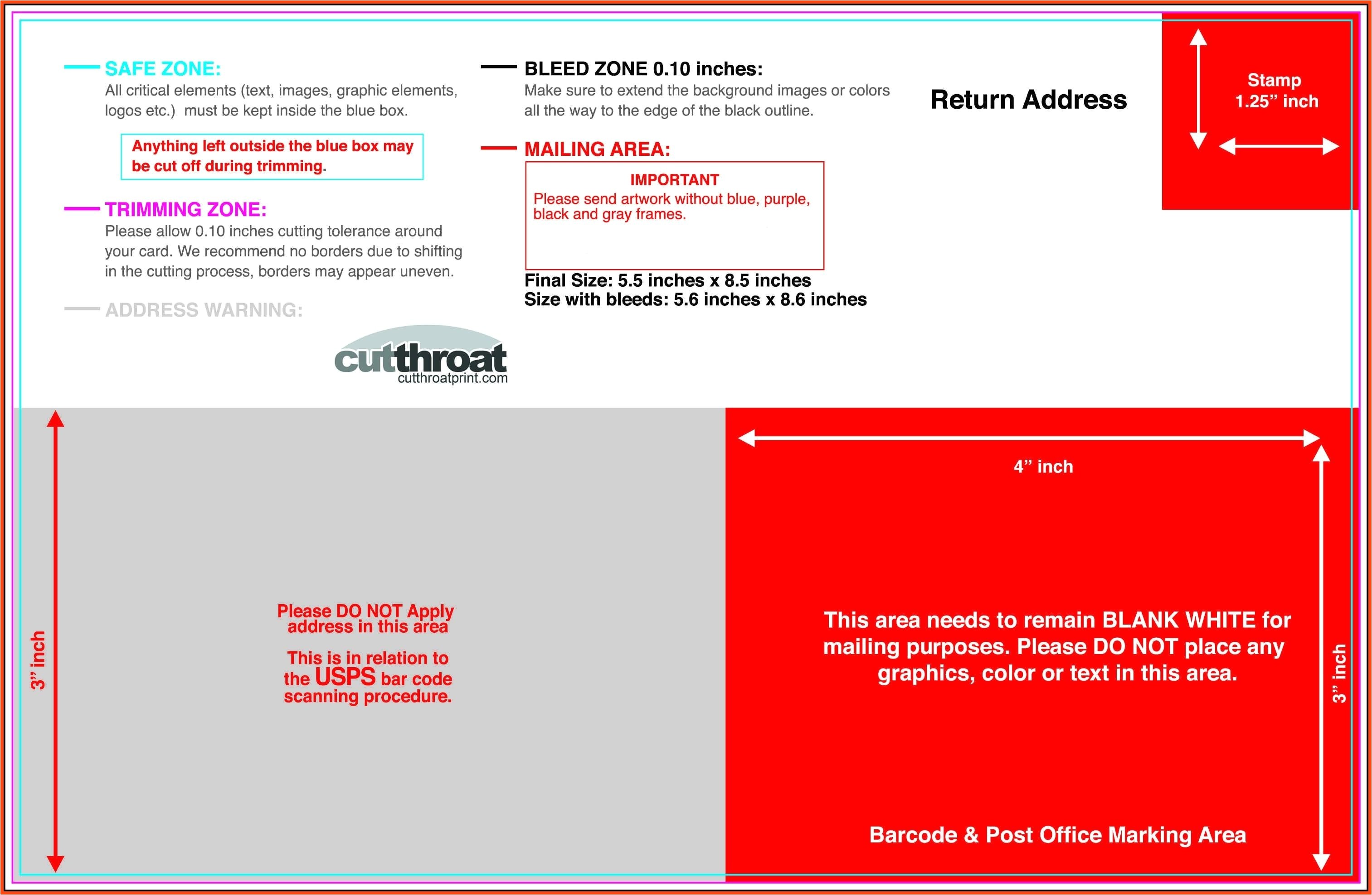 Avery Postcard Template 8387 Williamson ga us