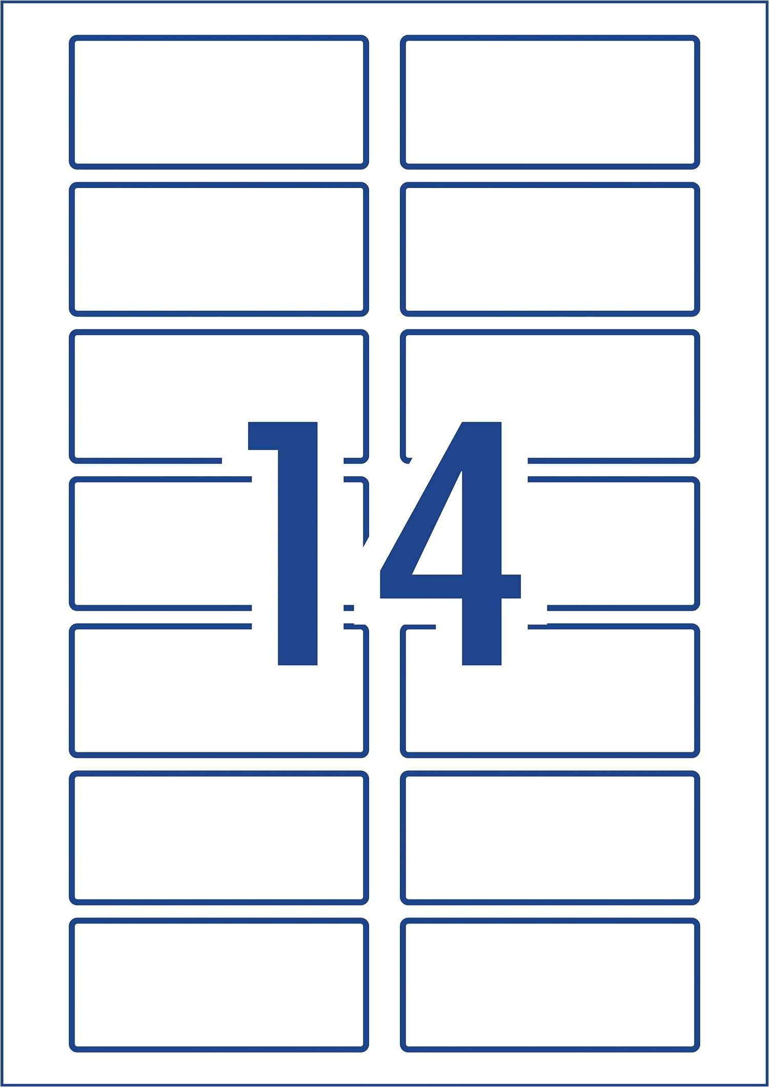Avery Rectangle Labels Template