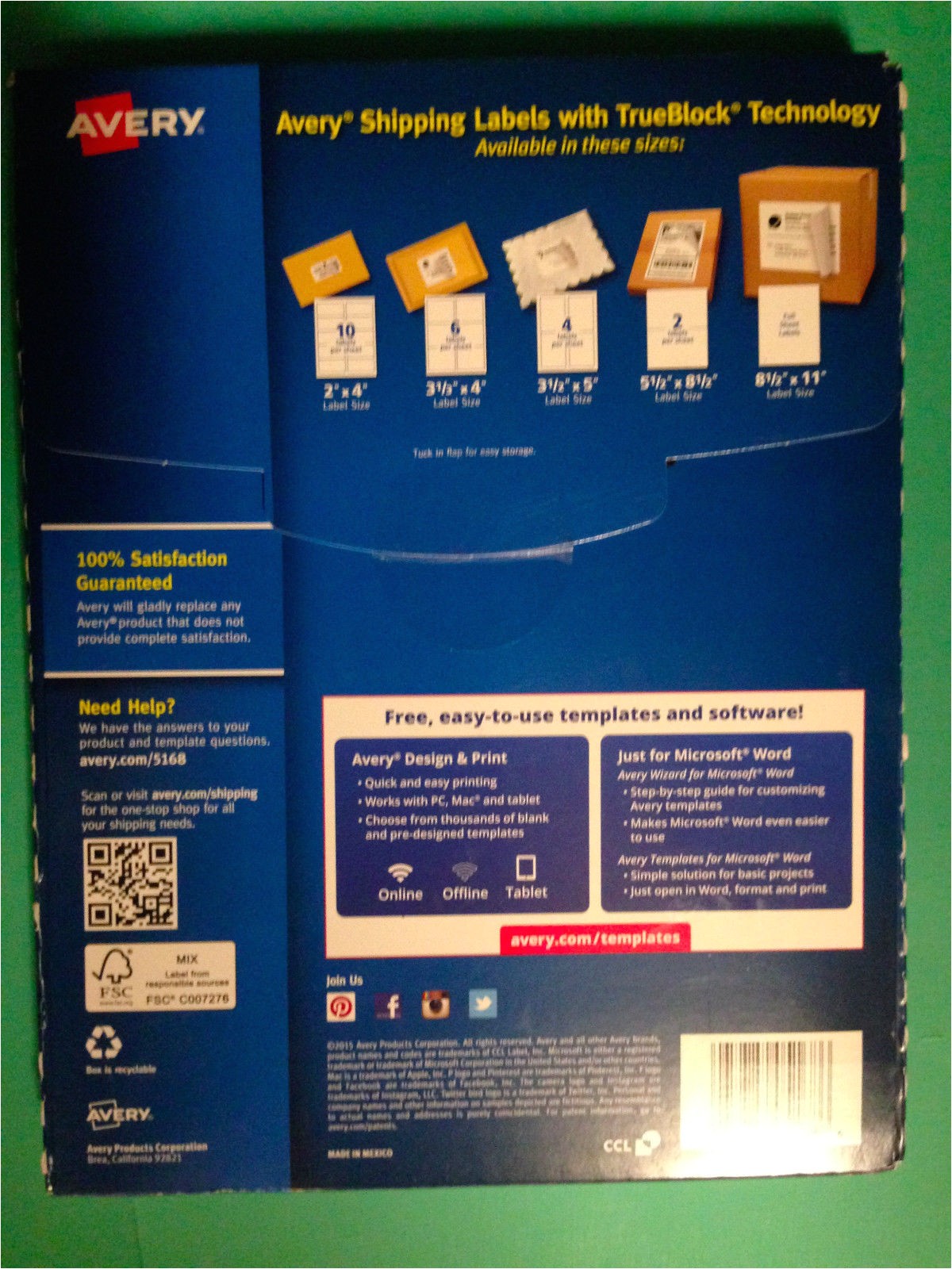 Avery Shipping Label Template 5168 Williamson ga us