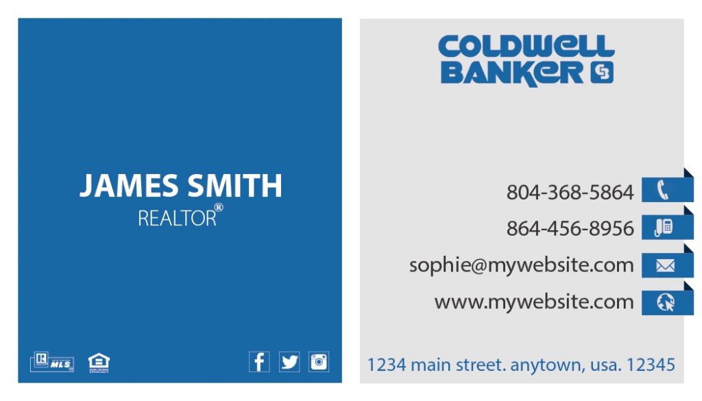 Coldwell Banker Business Card Template Williamson ga us