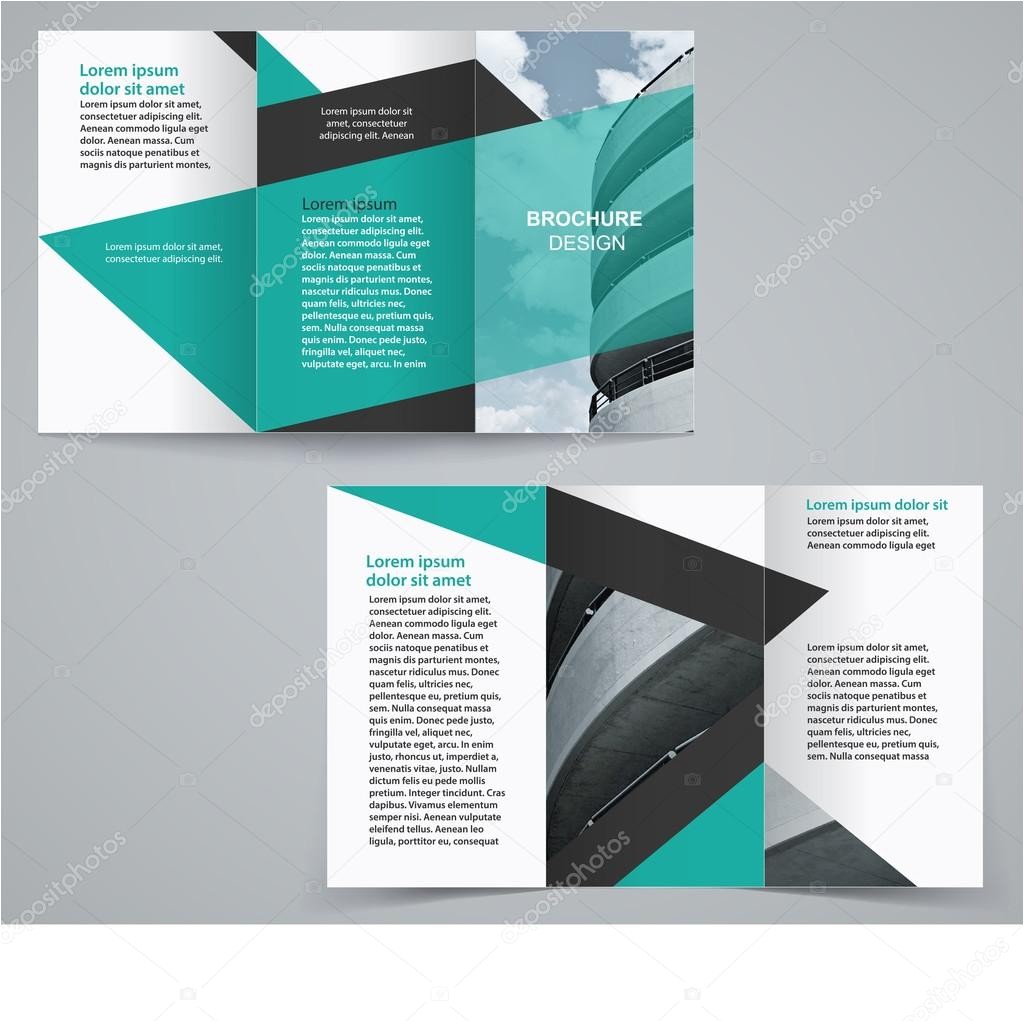 Double Sided Tri Fold Brochure Template Williamson ga us