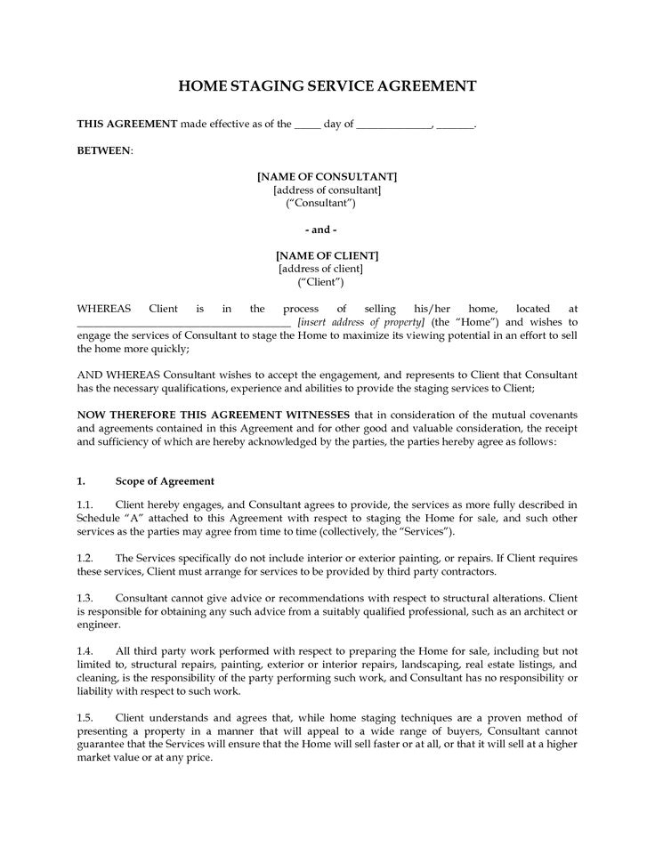 Home Staging Proposal Template Williamson ga us