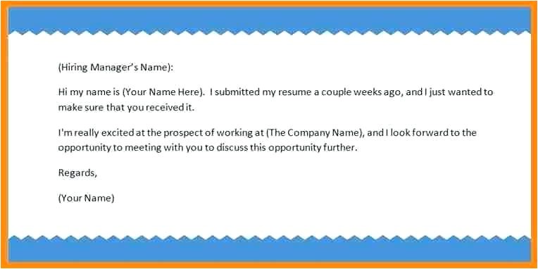 How To Send Resume Through Email To A Hr Sample Williamson ga us
