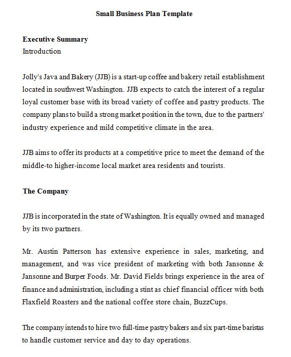 Small Retail Business Plan Template Williamson ga us Small Retail Business Plan Template Williamson ga us