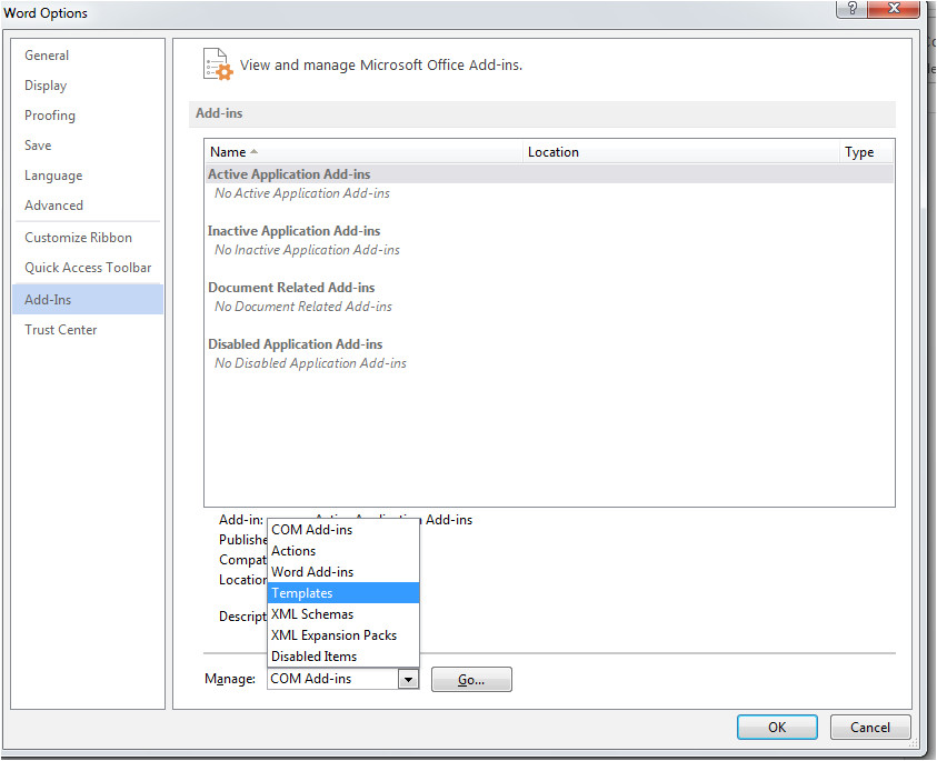 Adding Templates To Word Williamson ga us