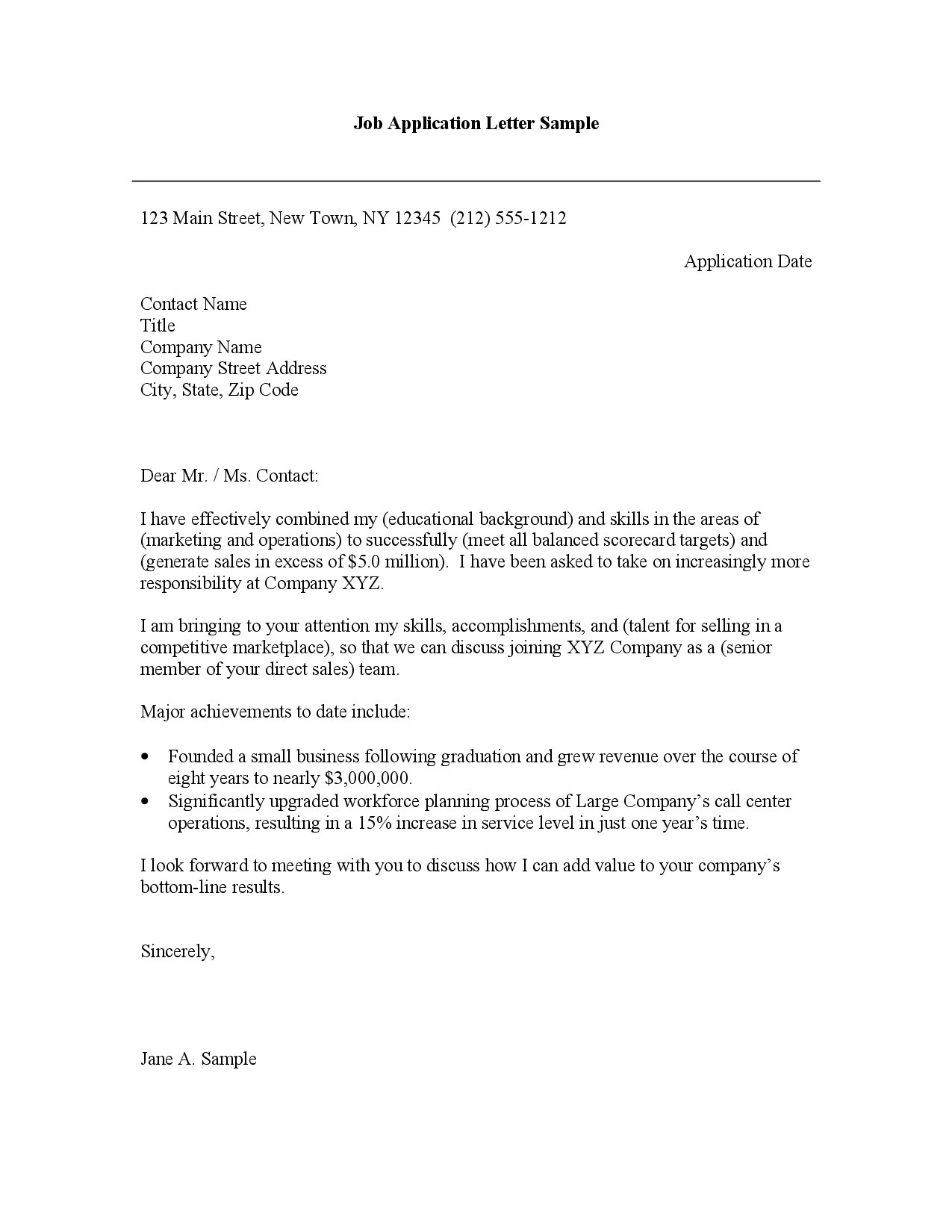 Cover Letter For Out Of State Job Example Williamson ga us