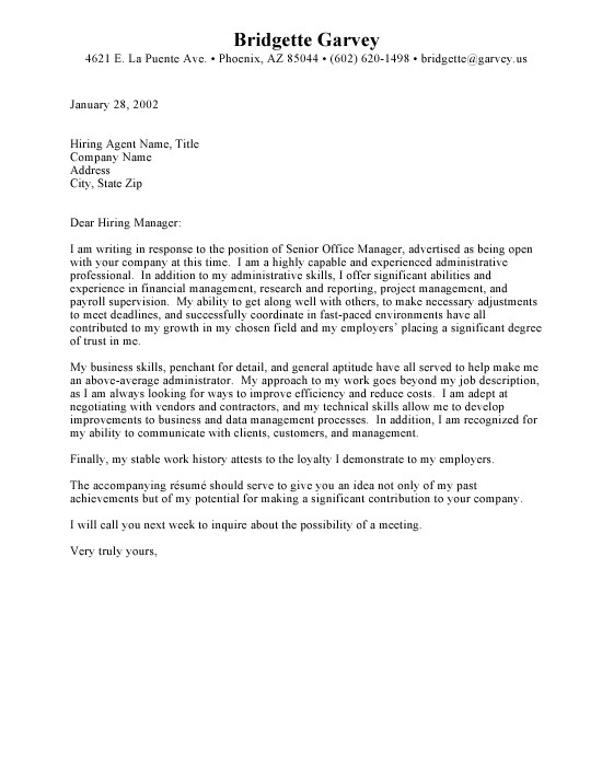 Examples Of Well Written Cover Letters Williamson ga us