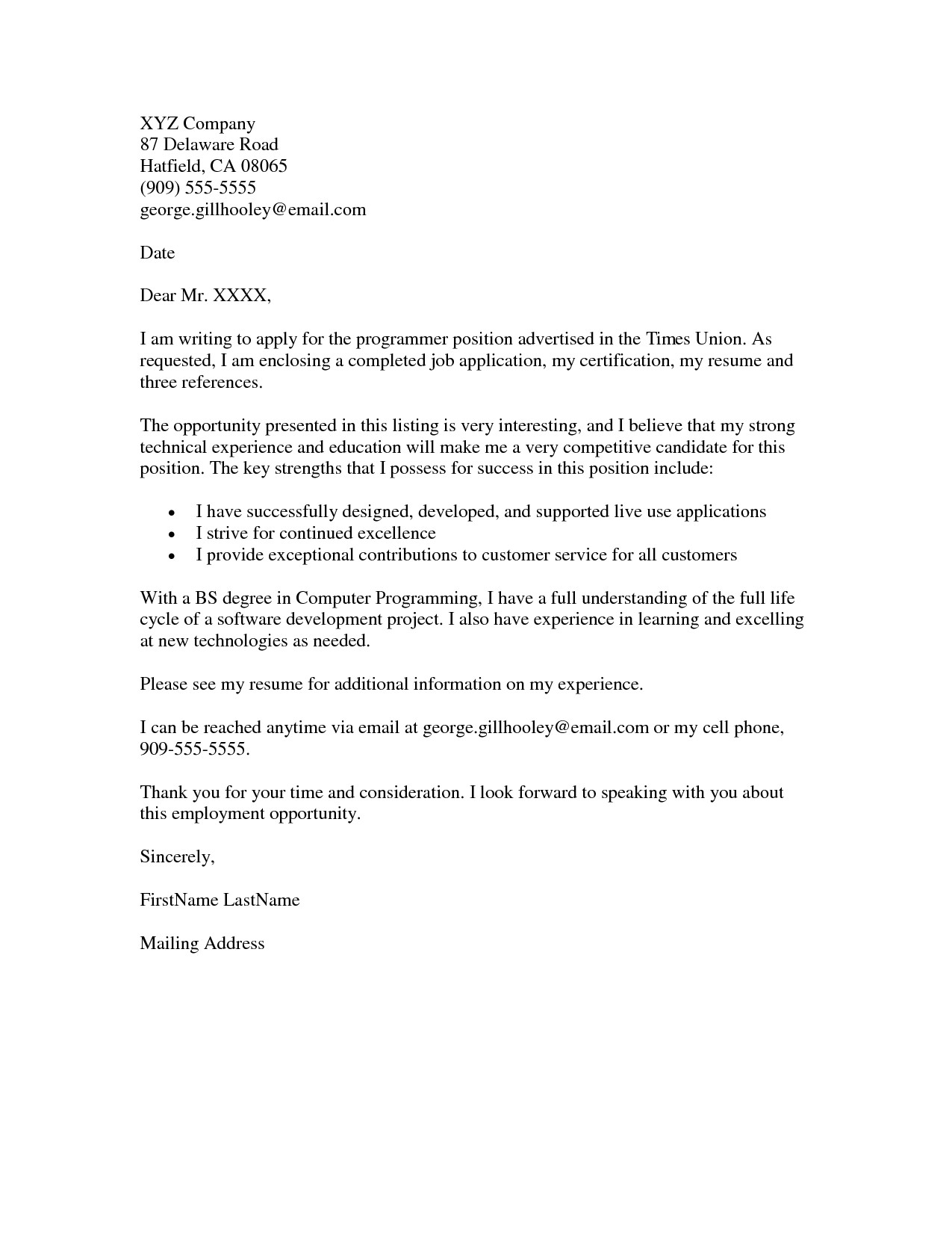 How To Write Cover Letter For Online Job Application Williamson ga us
