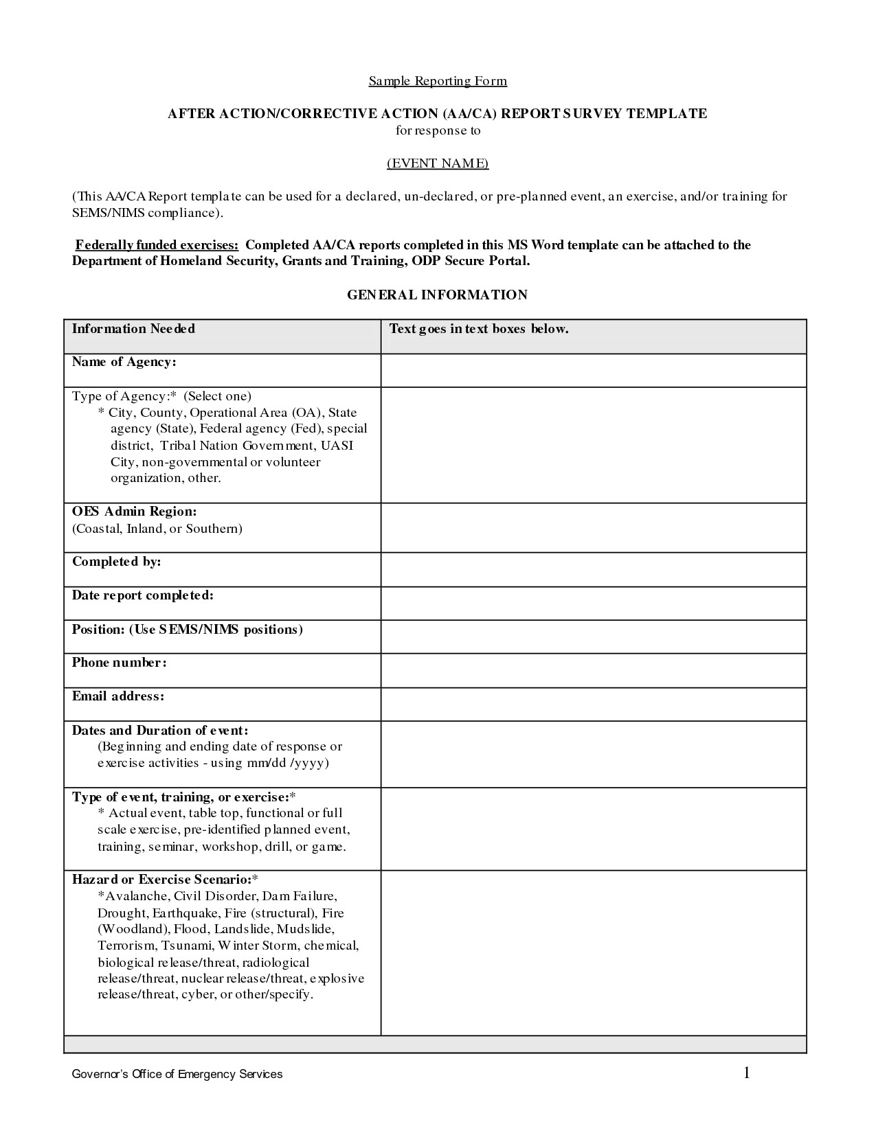 Military After Action Review Template Williamson ga us
