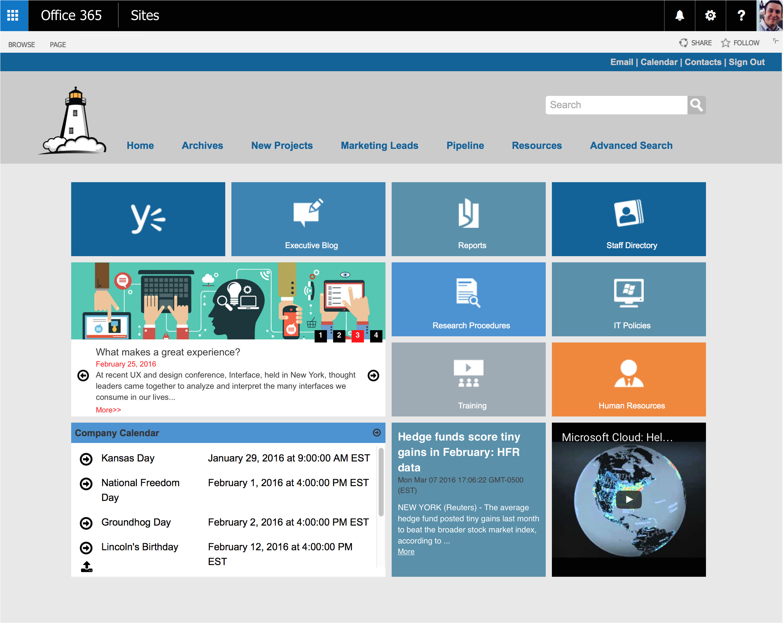 Sharepoint Portal Templates Williamson ga us