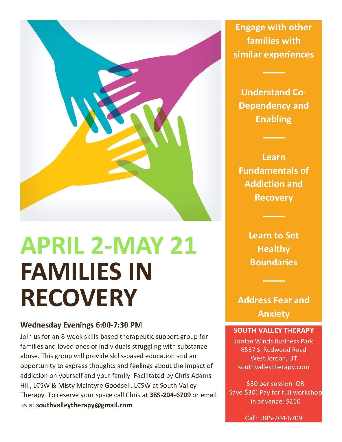 Group Counseling Flyer Template Williamson ga us