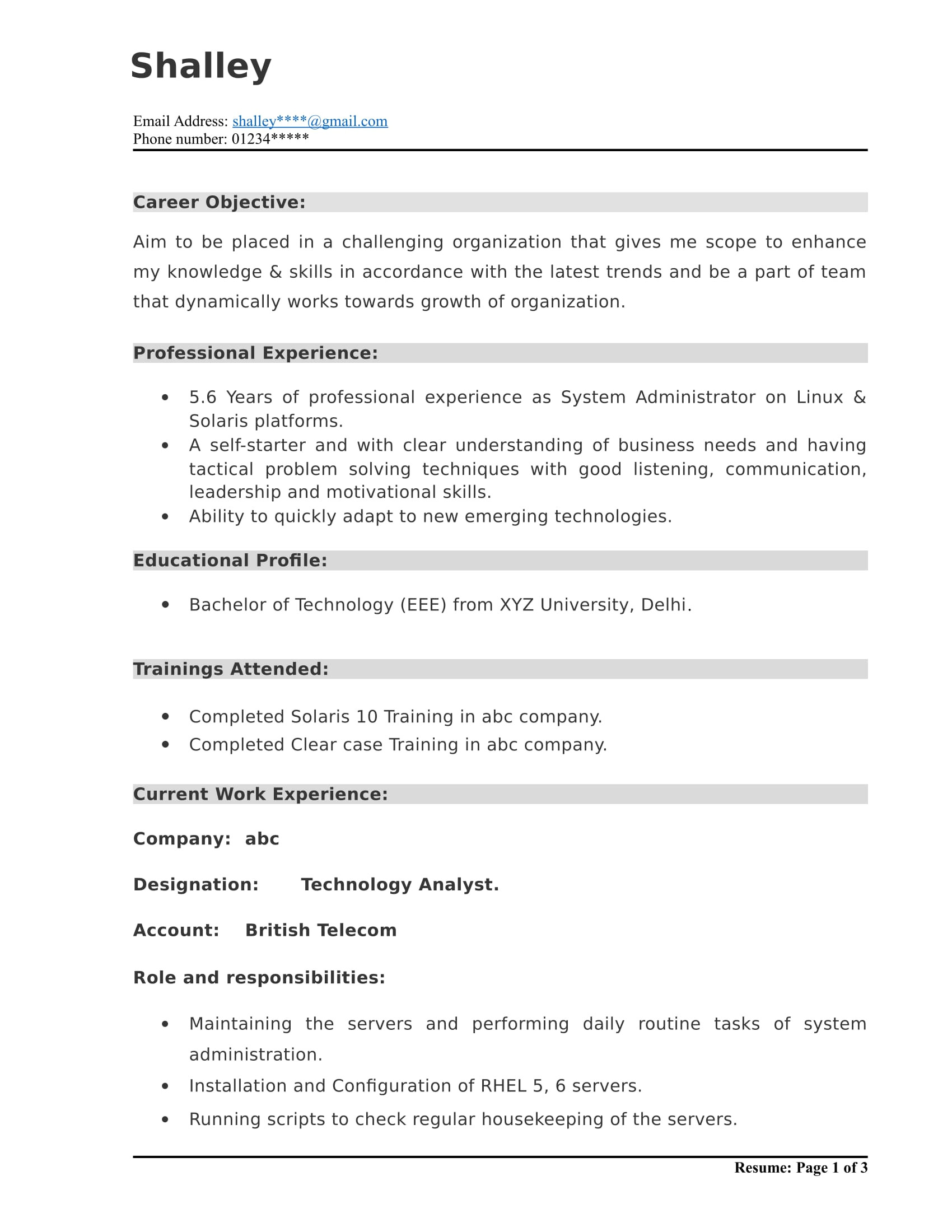 Electrician Fresher Resume Format Williamson ga us