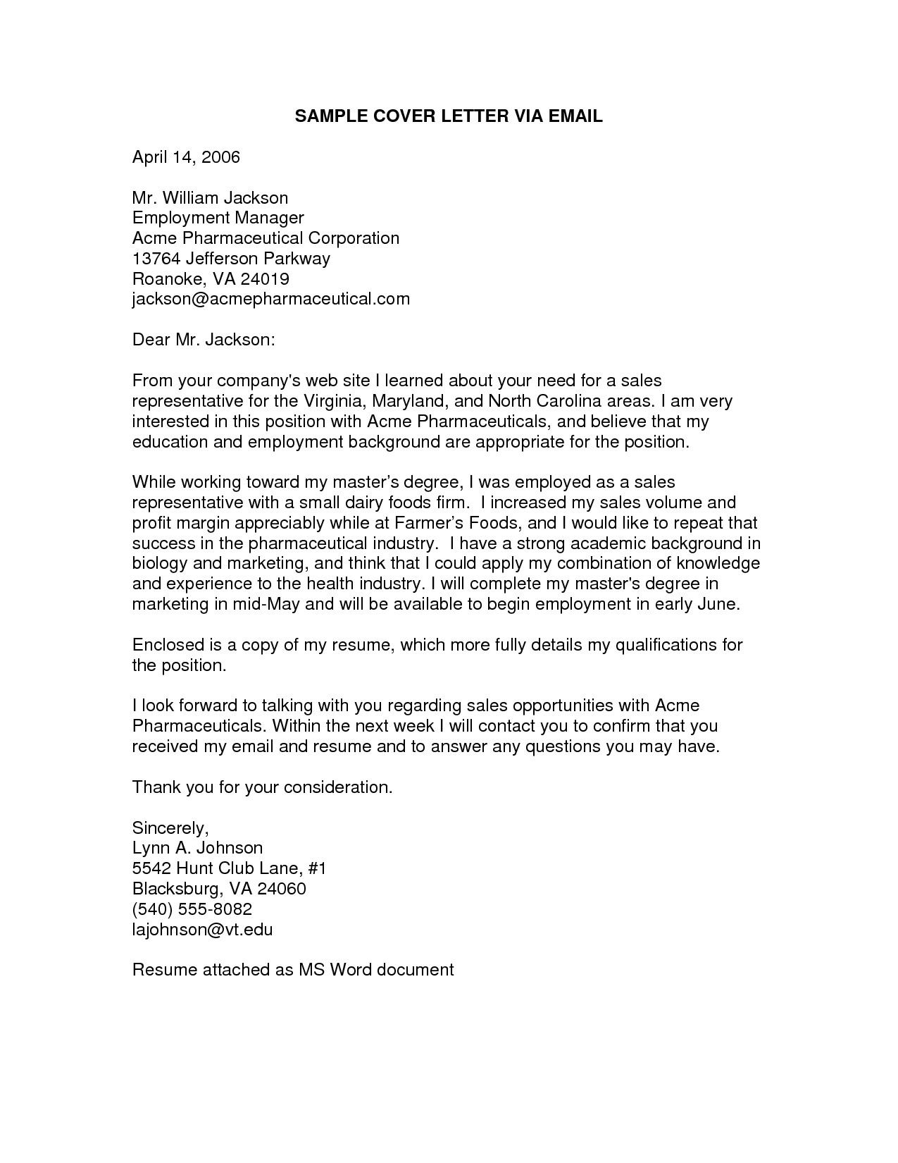 29 Resume Email Format For Job Application Most Popular Wajo