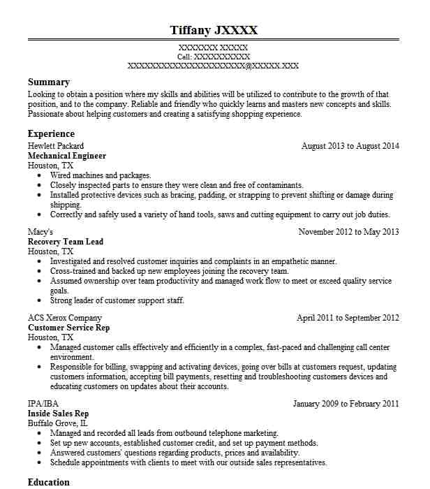 Mechanical Engineering Resume Objective Williamson ga us