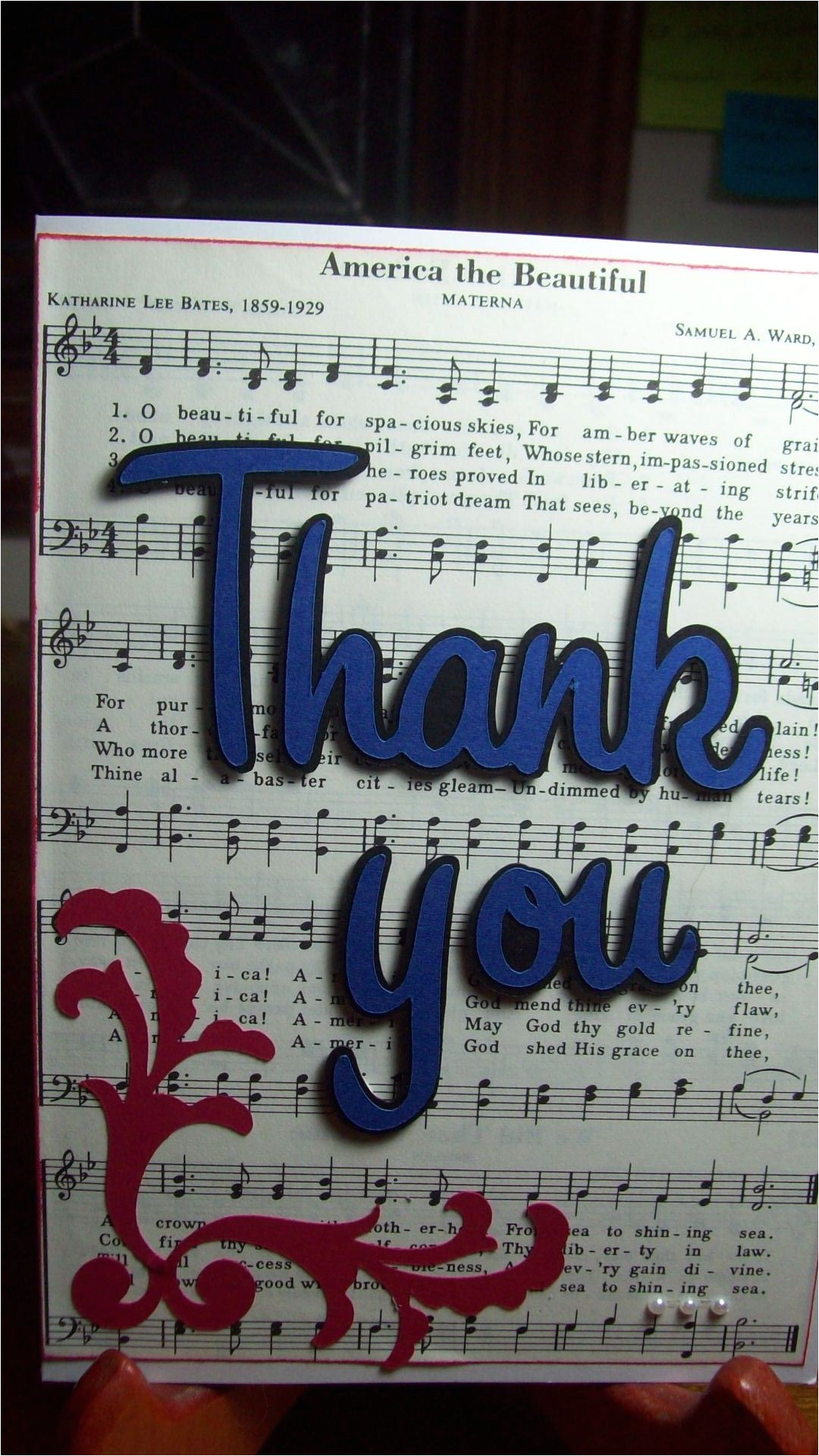 Nice Words For A Thank You Card Thank You Card For Soldier Project
