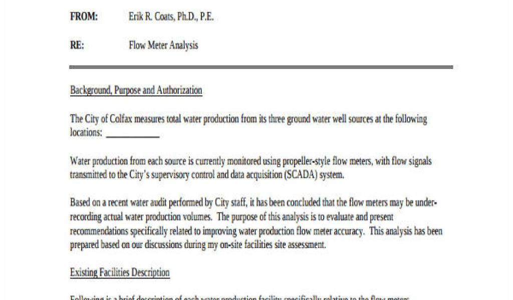 Technical Memo Template 10 Memo Writing Examples Samples Pdf Doc Pages ...