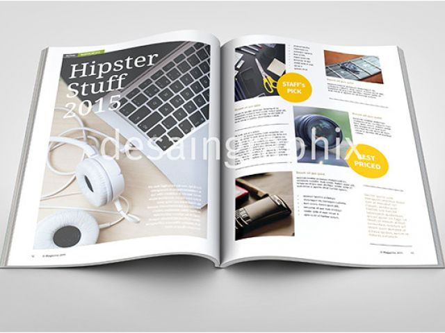 Template Layout Majalah Free Template Desain Majalah format Indesign ...